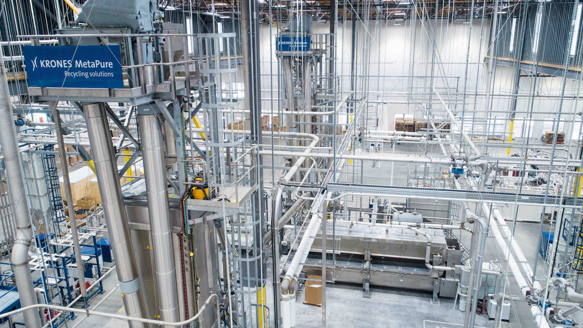 Krones Recycling is spun off as an independent subsidiary company ...